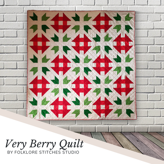 Very Berry Quilt Pattern - PDF – Folklore Stitches Studio